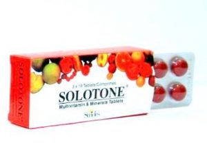 Solotone Multivitamin And Mineral Tablets | My Big Pharmacy Nigeria